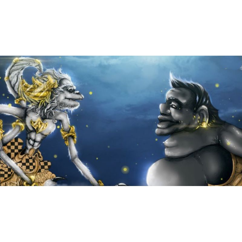 Jual Lukisan Cetak, TOKOH JAWA KI SEMAR, Ukuran JUMBO, 100x70cm ...