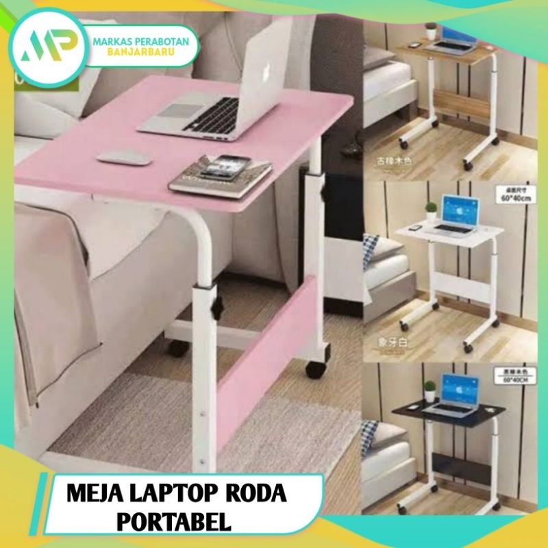 Jual Meja Laptop Roda Portable / Meja Multifungsi / Meja Laptop Roda ...