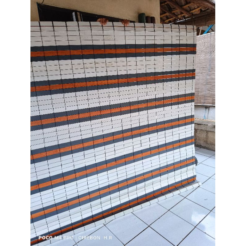 Jual kerey/ tirai outdoor bahan pvc (Lebar 250-300cm) ukuran (L x T ...