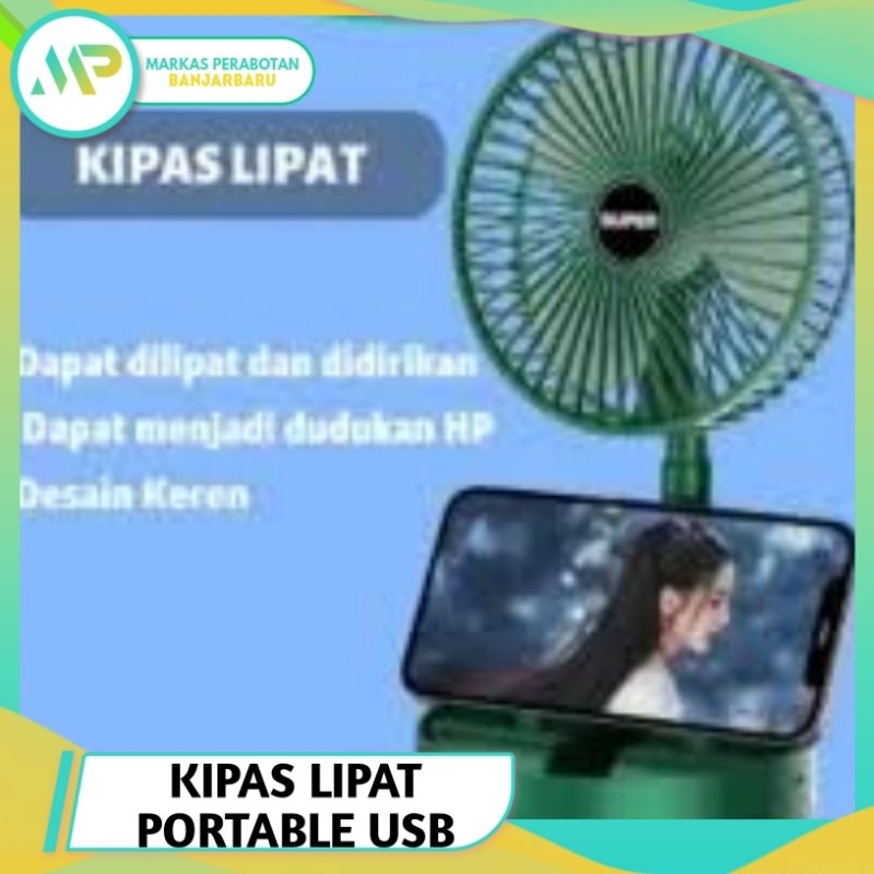 Jual Kipas Lipat Portable USB / Kipas Angin Multifungsi / Kipas Angin ...