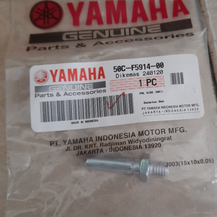 Jual Baut As Pen Kaliper Cakram Belakang Yamaha Vixion NVL NVA BK8, Jupiter MX 135 New, MX King ...