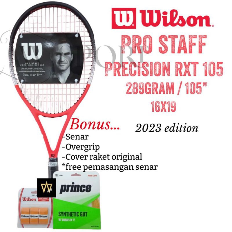 Jual Raket Tenis Wilson PRO STAFF PRECISION RXT 105 Berat : 289g ...