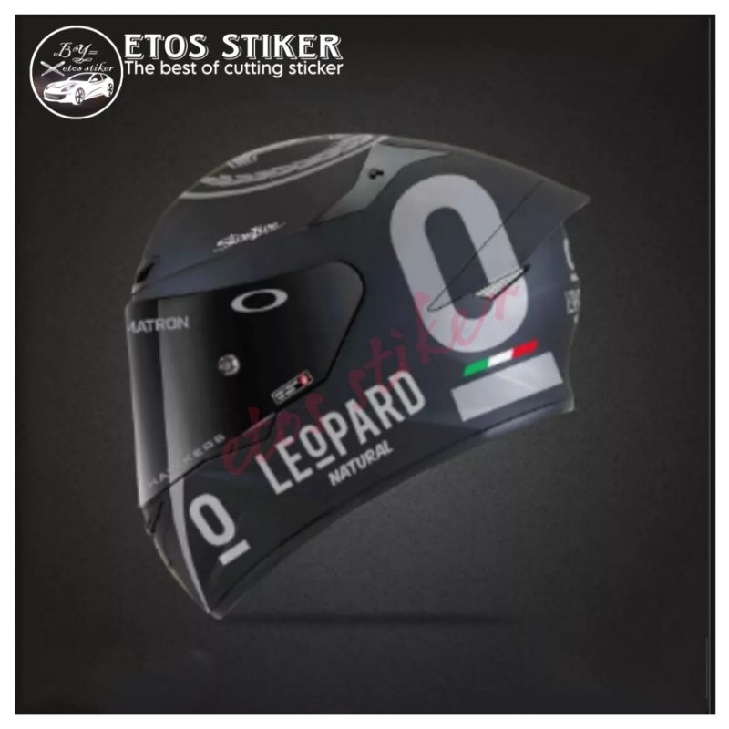 Jual Stiker Helm Leopard sticker cutting helm allsize | Shopee Indonesia