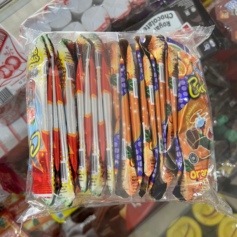 Jual Permen Cucu Pop Lollipop Jeruk Strawberry | Shopee Indonesia