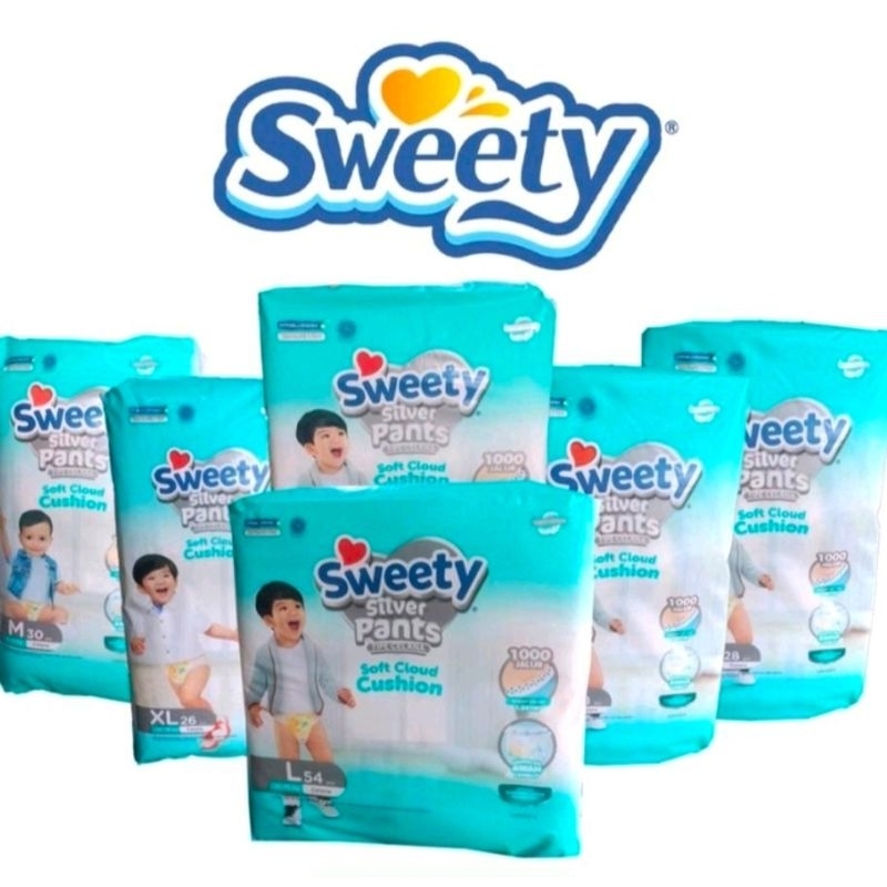 Jual SWEETY SILVER PANTS/S66 M50 M46 L54 L40 XL44 | Shopee Indonesia