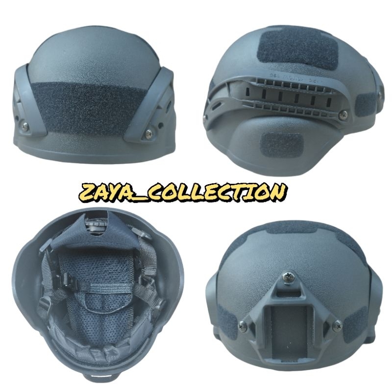 Jual Helm Tactical Hitam Mich 2000 Kw 1. Helm Brimob | Helm Shabara ...