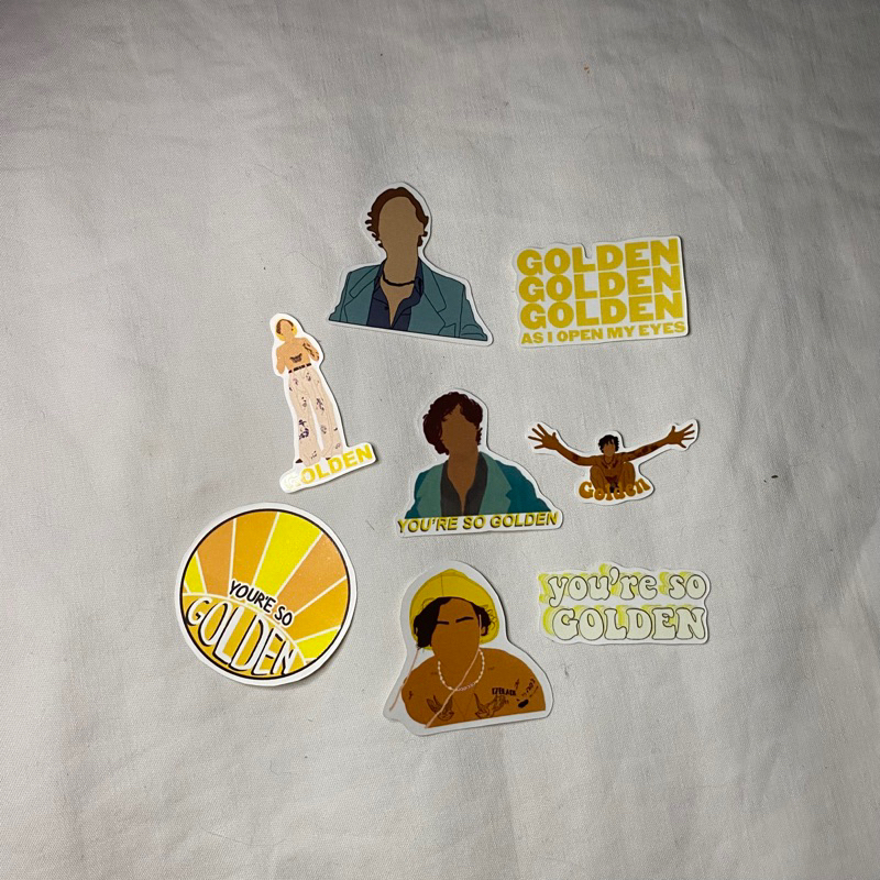 Jual HARRY STYLES GOLDEN STICKER TUMBLR MINI PACK | Shopee Indonesia