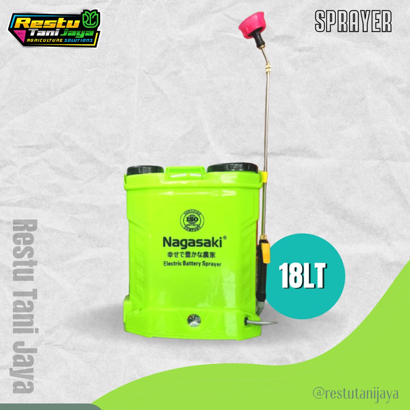 Jual Tangki Sprayer Elektrik 18 Liter | Fullset lengkap | Shopee Indonesia