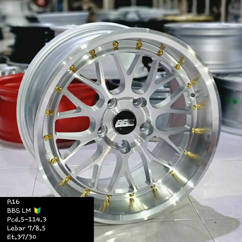 Jual velg racing celong ring 16 bbs lm r16 lebar 7 /8,5 untuk ertiga civic innova terios rush ...