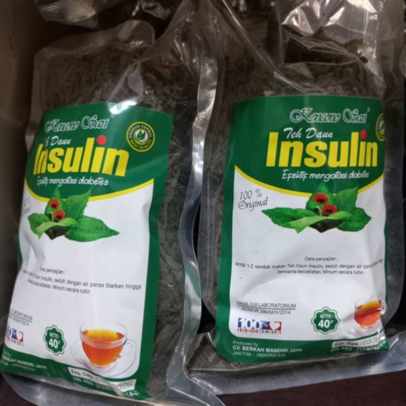 Jual Teh Daun Insulin Curah Kenconosari 40gr | Teh Herbal Diabet | Obat ...