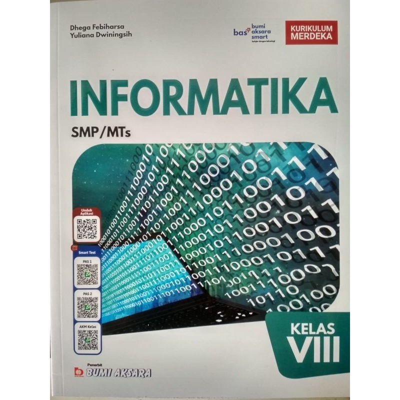 Jual Buku Informatika Kurikulum Merdeka Kelas VIII SMP/MTS | Shopee Indonesia