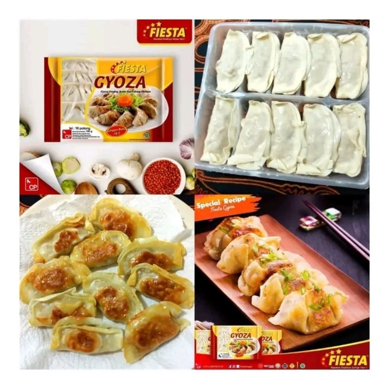 Jual Fiesta GYOZA 180gr (Dimsum Udang Seafood isi 10) | Shopee Indonesia