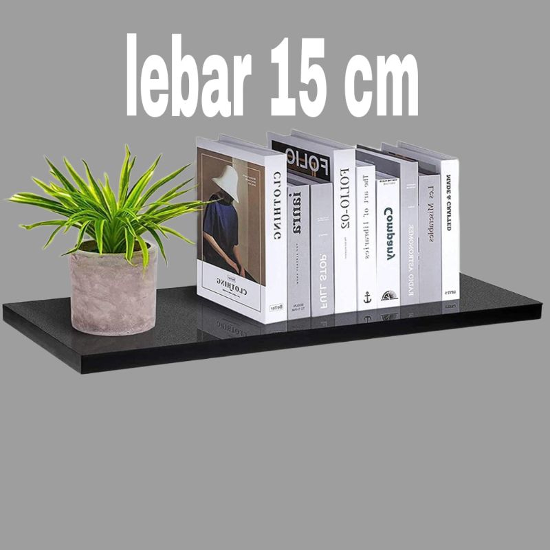 Jual ambalan rak dinding minimalis lebar 15 cm. harga satuan, size 20 ...
