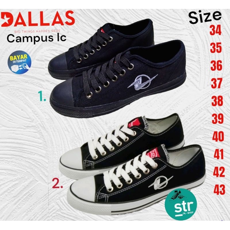 Jual SEPATU SEKOLAH DALLAS CAMPUS LC LAKI LAKI,PEREMPUAN SD,SMP,SMA ...