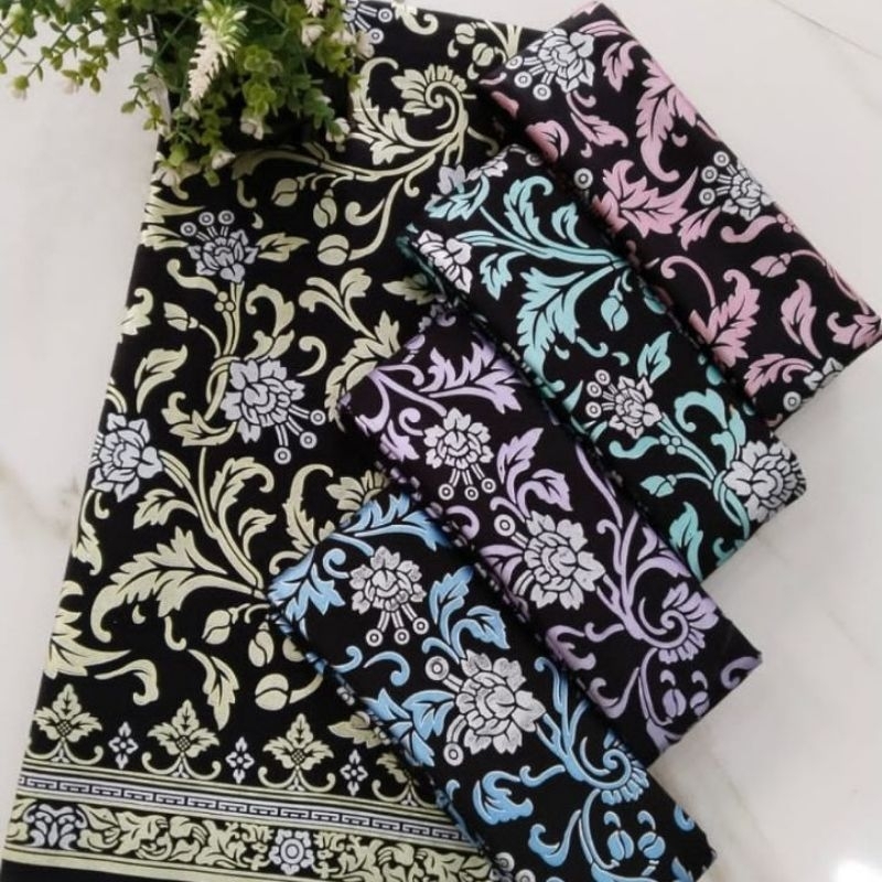 Jual Kain Batik Printing Prada Silver Mutiara Seragam Bridesmaid ...