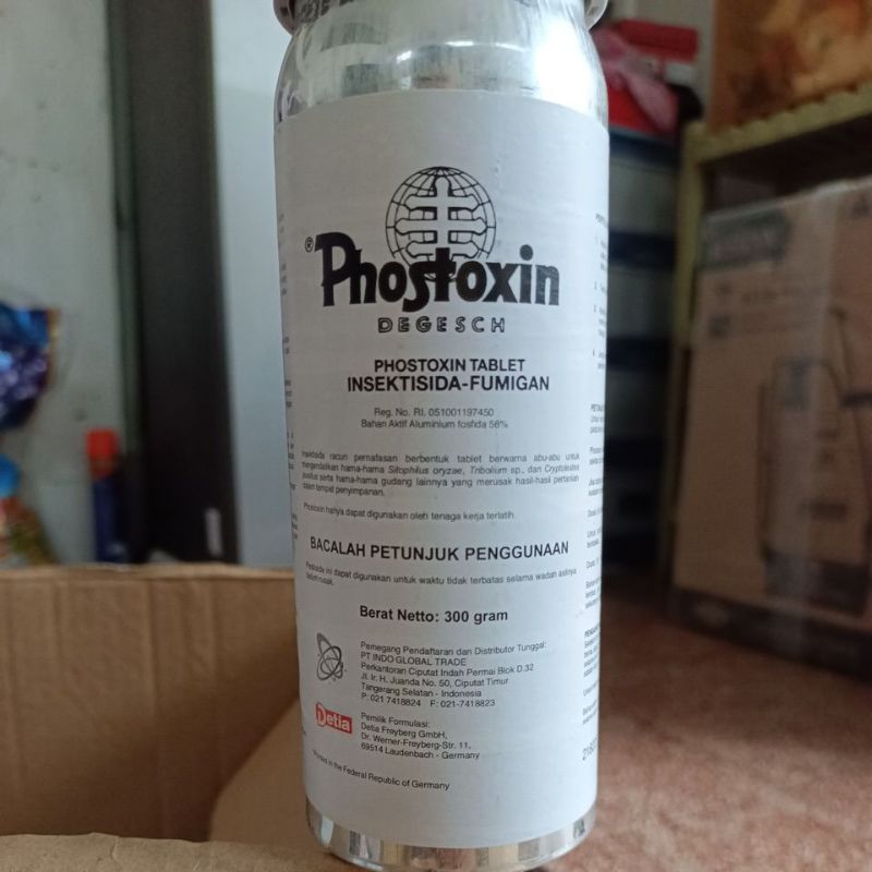 Jual Phostoxin Degesch obat kutu gudang 300 gram ORIGINAL!! ASLI JERMAN ...