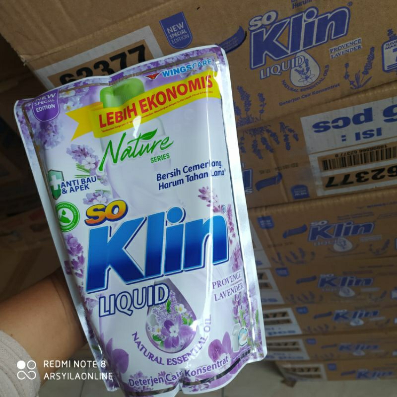Jual soklin liquid lavender 525ml | Shopee Indonesia
