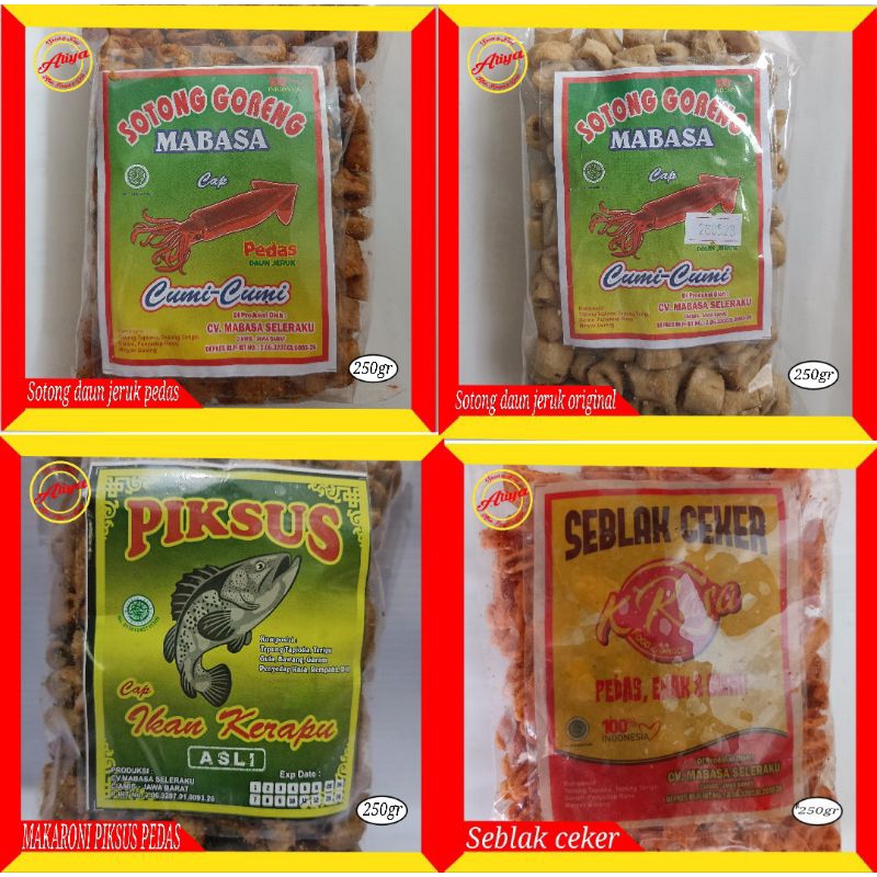 Jual TERMURAH SNACK CAMILAN SOTONG GORENG PEDAS CABAI / ORIGINAL ( DAUN ...