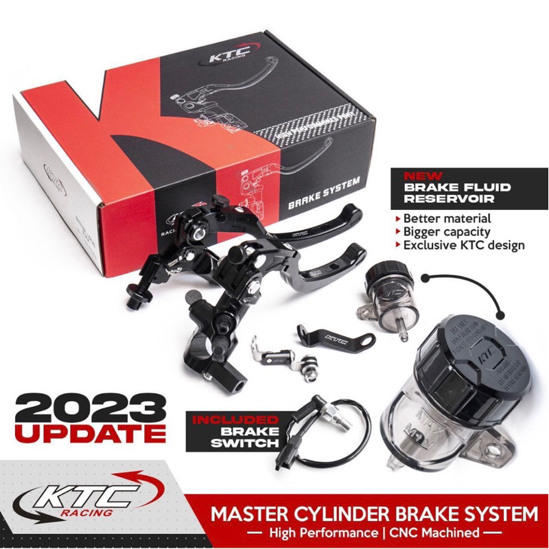 Jual MASTER REM KTC Racing Black Series 17mm Full CNC SET KOPLING dan ...