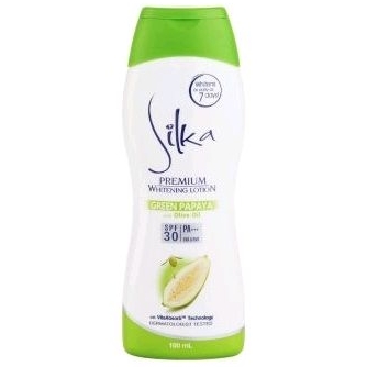 Jual Silka Premium Whitening Lotion Green Papaya with olive oil SPF 30 ...