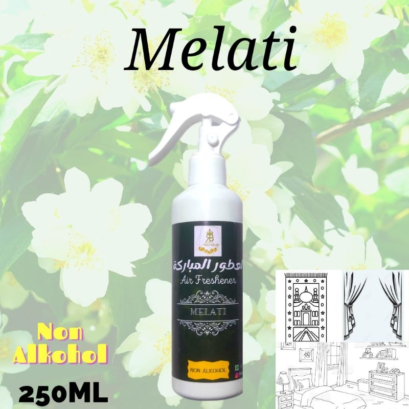Jual MELATI Parfum Karpet Pengharum Ruangan 250ML AirFreshener Pewangi ...