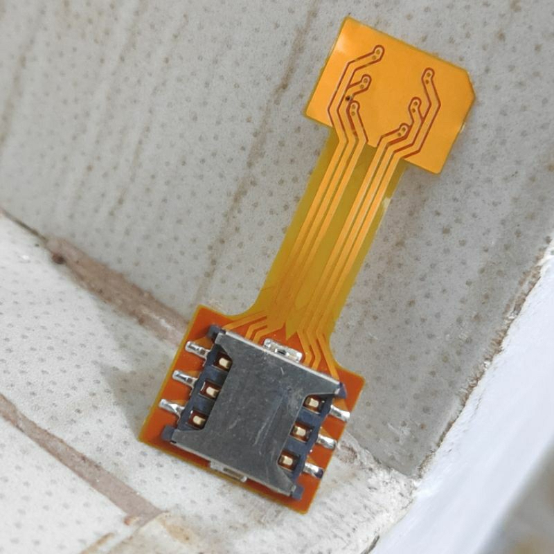 Jual adaptor Hybrid dual Sim Converter Extender Nano to nano Sim Card ...