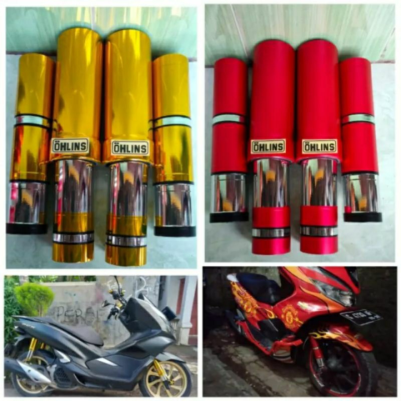 Jual Cover shock PCX LOKAL 150 & 160 ABS CBS depan belakang cover ...