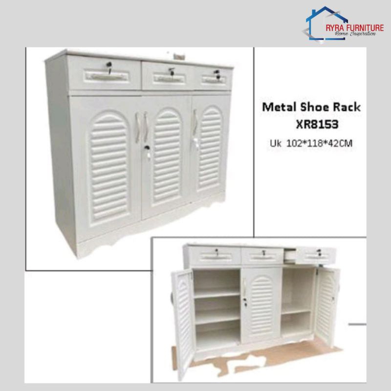 Jual RAK SEPATU METAL/LEMARI SEPATU BESI/METAL SHOE RACK - XR8153 ...