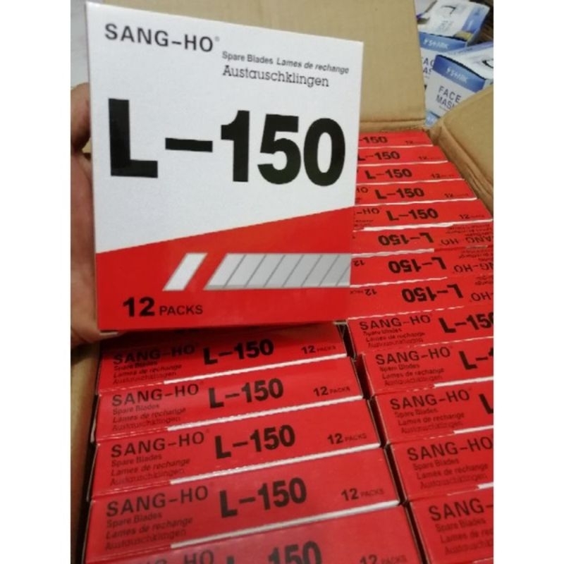 Jual 60pcs Isi Cutter L150 / isi cutter Besar Sangho Original ...