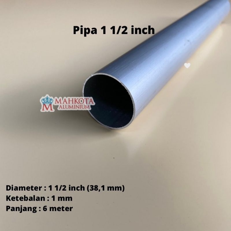 Jual PIPA ALUMINIUM 1,5 INCH (38,1 mm) | Shopee Indonesia
