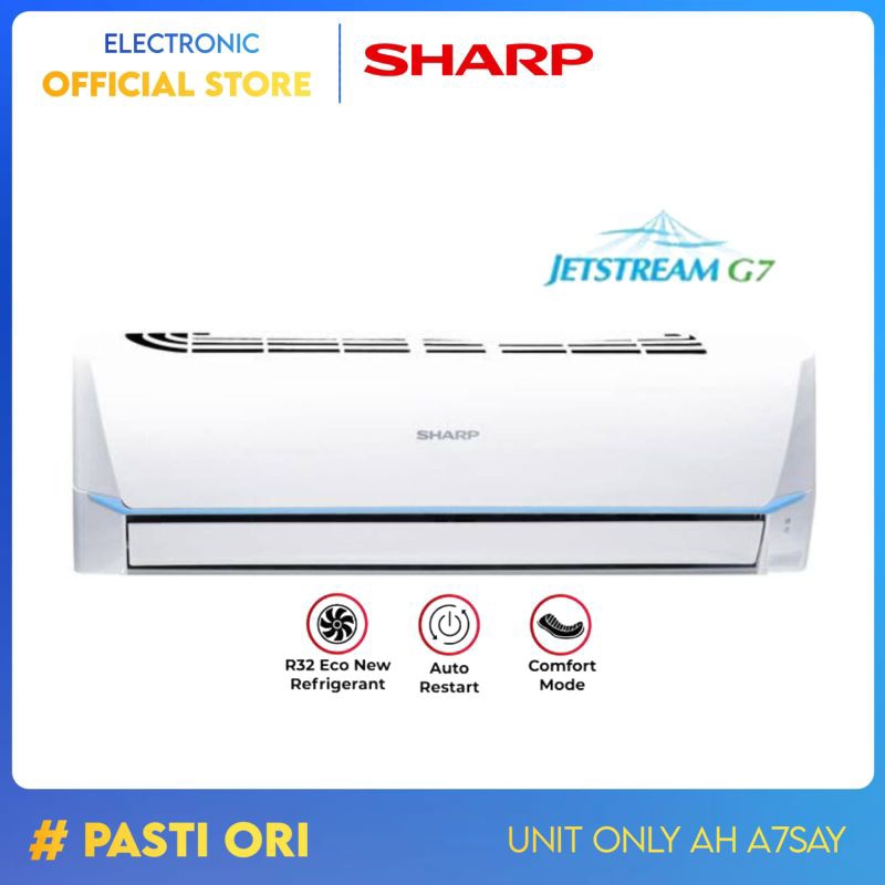 Jual SHARP AH-A7SAY Thailand Ac Split Sharp 3/4 pk Standard R32 - Unit Only | Shopee Indonesia