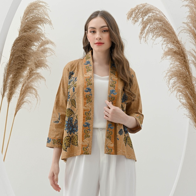 Jual Outer Batik 241 KUY/ Rompi Batik/ Luaran Batik/ Seragam batik ...