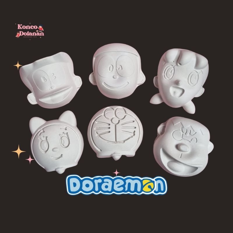 Jual Patung Gypsum - Doraemon (Satuan / Series) | Shopee Indonesia