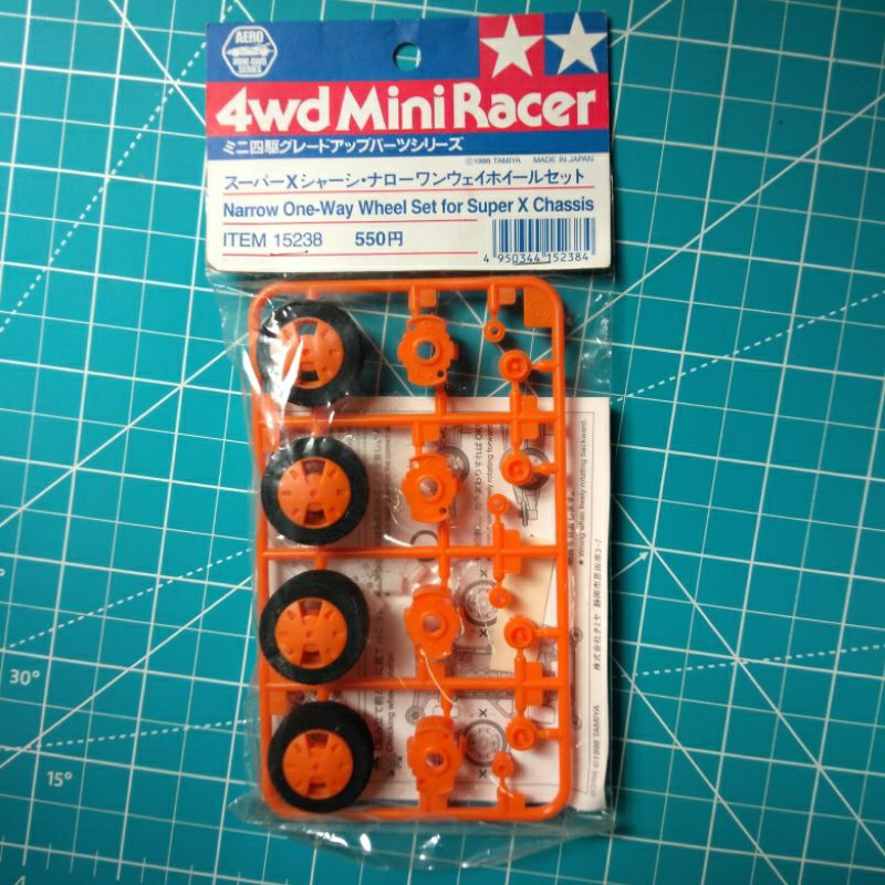 Jual Tamiya 15238 narrow one-way wheel set for super x chassis | Shopee ...
