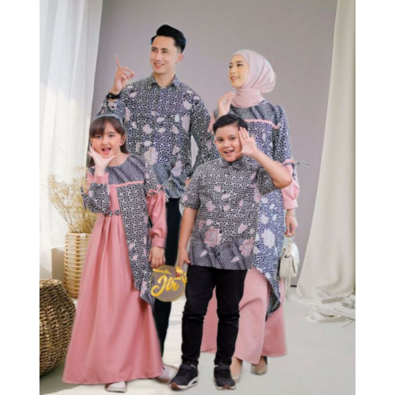 Jual BAJU BATIK COUPLE MODERN SARIMBIT BATIK COUPLE GAMIS BATIK COUPEL ...