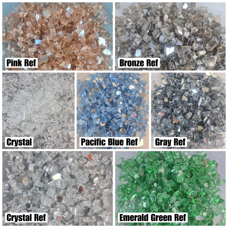 Jual 150gram SERPIHAN KACA KRISTAL / GLASS CHIPS KACA IMPORT / Batu ...