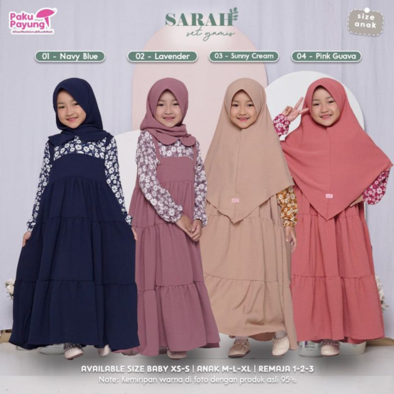 Jual Gamis Anak Remaja Sarah Vol 2 Original Paku Payung | Shopee Indonesia