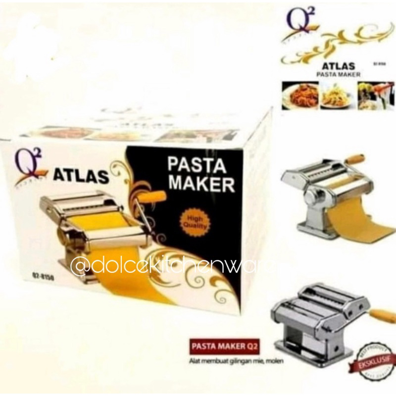 Jual Pasta Maker Q2 Mesin Gilingan Pembuat Pasta Mie Atlas Style ...