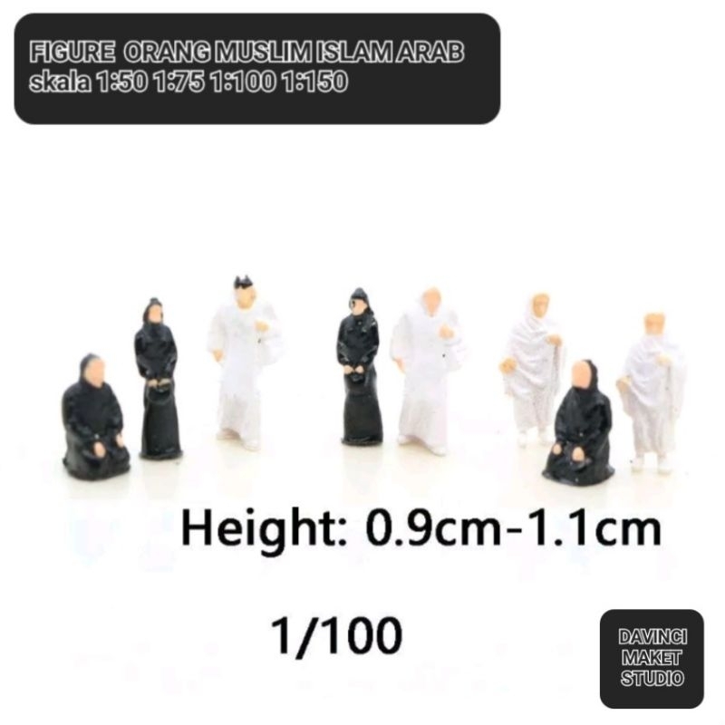 Jual Miniatur Manusia Orang Islam Muslim Arab Maket Diorama - Islamic ...