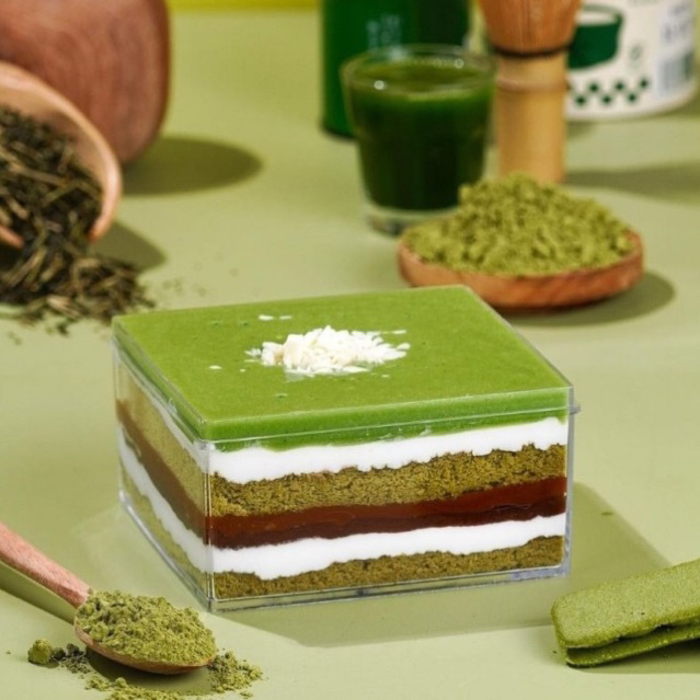 Jual MATCHA DESSERT BOX BITTERSWEET BY NAJLA | Shopee Indonesia