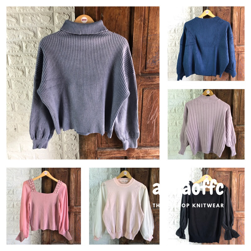 Jual SWEATER RAJUT MURAH PART 6 | Shopee Indonesia