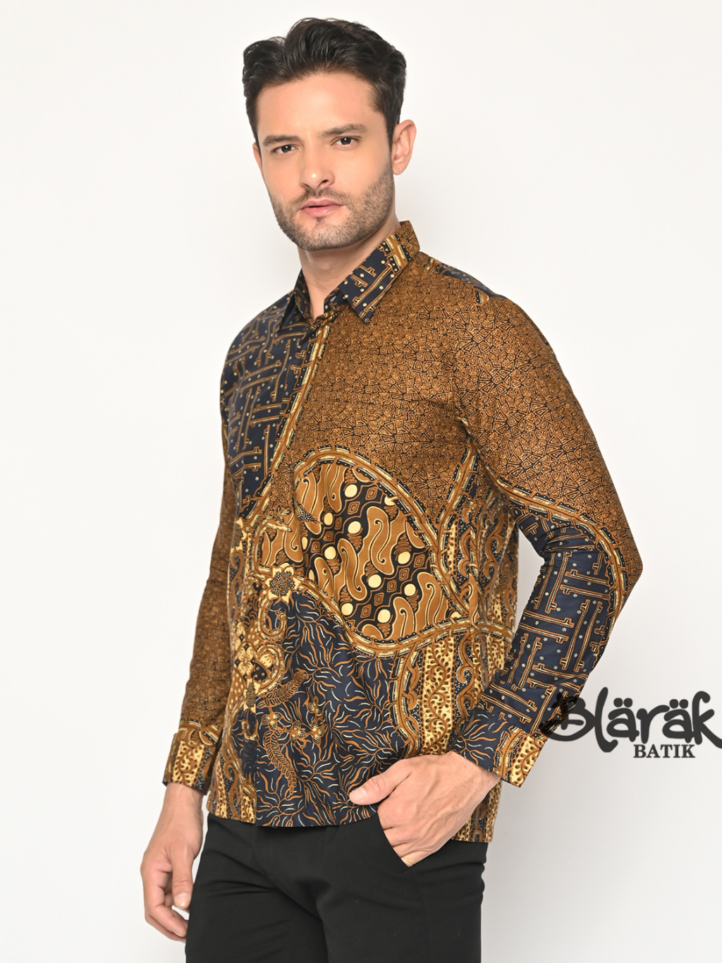 Jual BLARAK - Baju Batik Pria Sekar Jagad | Shopee Indonesia