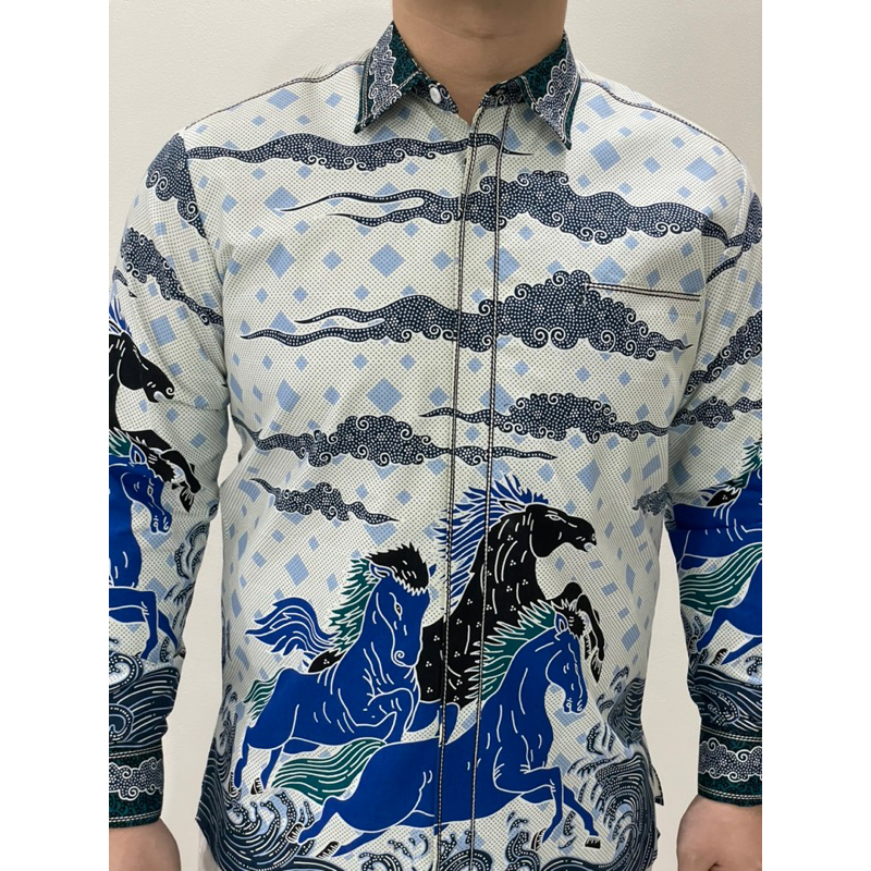 Jual JUNG Batik Katun motif kuda kombinasi semok | Shopee Indonesia