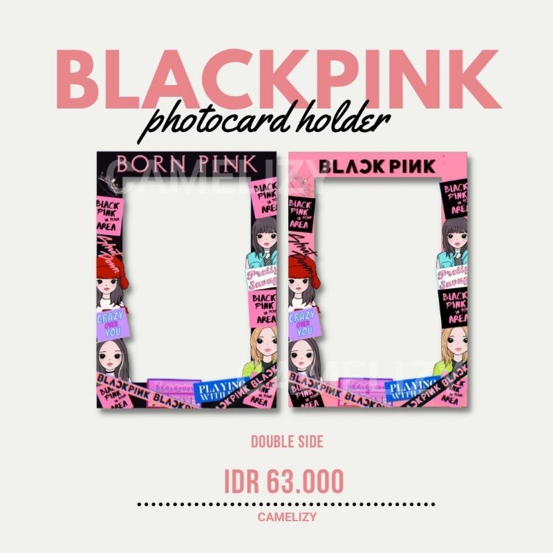 Jual PRE ORDER CAHOL BLACKPINK BORN PINK double side | acrylic ...