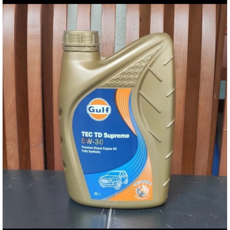 Jual Gulf TEC TD Supreme SAE 5w30 5w-30 API CJ-4 CJ4 Oli Diesel | Shopee Indonesia