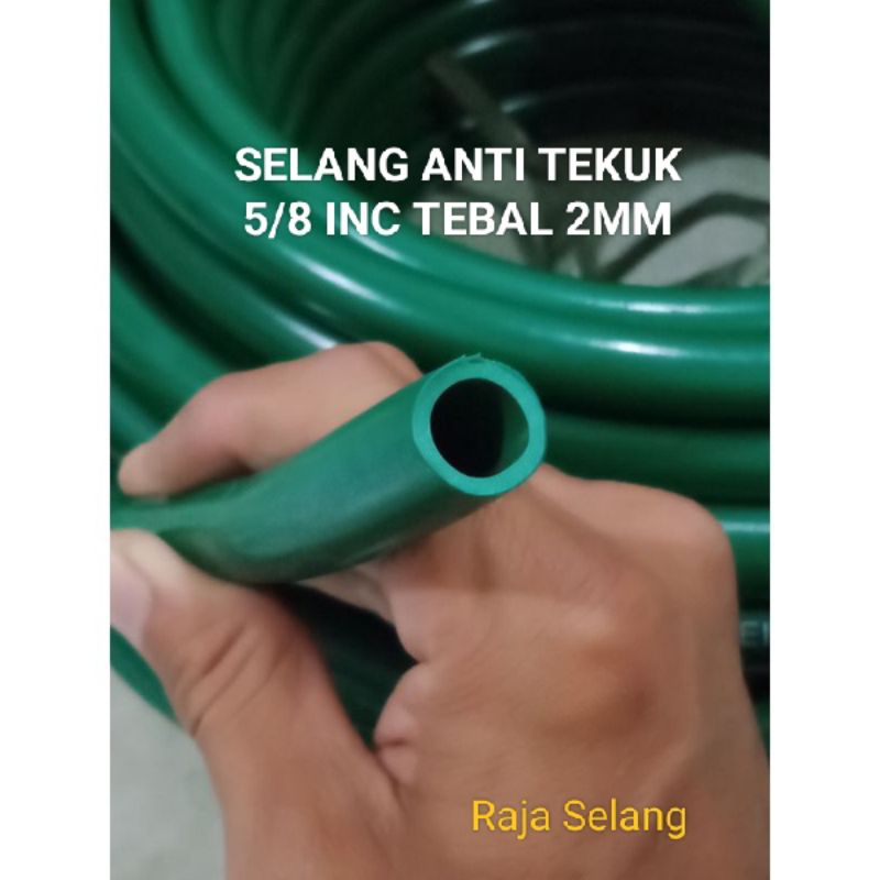 Jual SELANG AIR ANTI TEKUK 5/8"INCH TEBAL 2MM HARGA PERMETER STANDART RUMAHAN | Shopee Indonesia