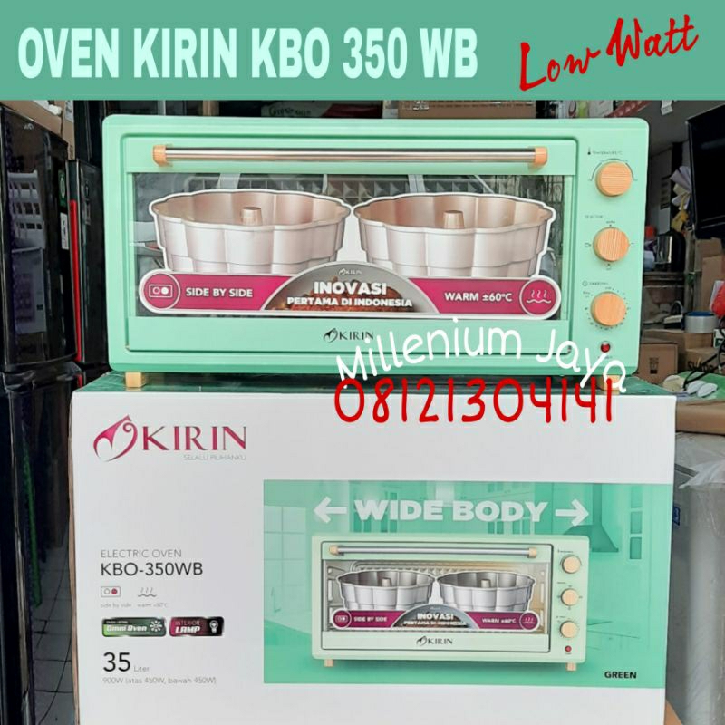 Jual OVEN KIRIN KBO 350 WH WIDE BODY WATT KECIL | Shopee Indonesia