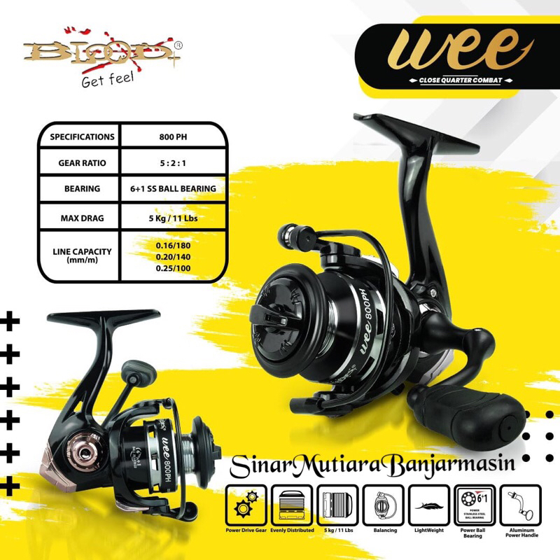 Jual reel blood Wee 800 (power handle) | Shopee Indonesia
