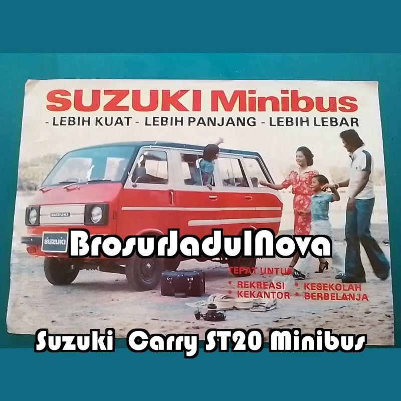Jual [NEGO] Brosur Jadul Suzuki Carry ST20 Minibus 1977 Koleksi Langka ...