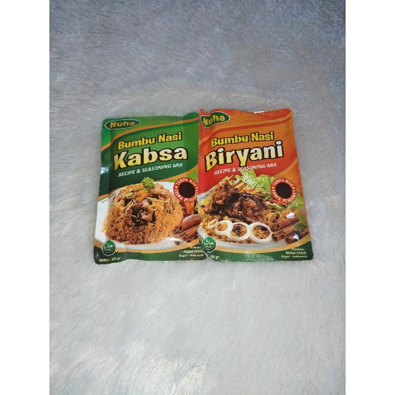 Jual Bumbu Nasi Instant Kabsa dan Biryani 100% original Non MSG dan ...